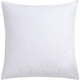 3-Kammer-Kopfkissen OTTO HOME "Lasse, Kopfkissen 40x80 cm, 80x80 cm", wei&szlig;, B:80cm L:80cm, Bezug: 100% Baumwolle. F&uuml;llung Au&szlig;enkammer: 60% Daunen, 40% Federn. F&uuml;llung Innenkammer: 100% Federn, Kopfkissen, Kissen, Made in Germany, Made in Green, allergikerfreundlich
