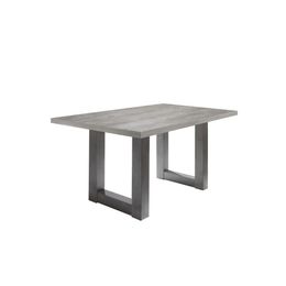 M&auml;usbacher Esstisch M&Auml;USBACHER "Mister", grau (tischplatte: beton, optik), B:140cm H:75cm T:90cm, Tische, Esstisch, Gestell in U-Form