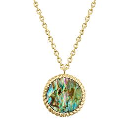 Glanzst&uuml;cke M&uuml;nchen Kette mit Anh&auml;nger GLANZST&Uuml;CKE M&Uuml;NCHEN "GSM369", gelbgold, Halsketten, Damen, 40,0cm Basiskette + 5,0cm Verl&auml;ngerung,mit Stein, Silber 925 (Sterlingsilber), aus Sterling Silber
