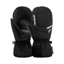 F&auml;ustlinge Reusch "Bennet R-TEX XT Junior Mitten", M&auml;dchen, Gr. 4,5, schwarz-wei&szlig; (schwarz, wei&szlig;), 93% Polyester, 7% Lederimitat, mehrfarbig, Handschuhe F&auml;ustlinge, mit wasserdichter und atmungsaktiver Funktion