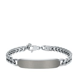 Armband Fossil "Schmuck Geschenk Edelstahl Armschmuck Armkette Ellis", edelstahlfarben, grau, Armb&auml;nder, Damen, 21,5cm, Edelstahl, Armband