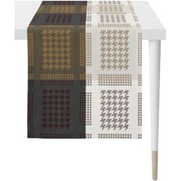 Tischl&auml;ufer Apelt "Alexis, LOFT STYLE, Jacquard", bunt (anthrazit, schlamm, wei&szlig;, grau, beige, natur), B:44cm L:140cm, Polyester, Tischdecken