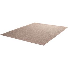 Teppich Obsession "my Nordic 872", grau (taupe), B:120cm H:5mm L:170cm, Polypropylen (PP), Teppiche, Teppich, Flachgewebe, Rauten Design, meliert, In- und Outdoor geeignet