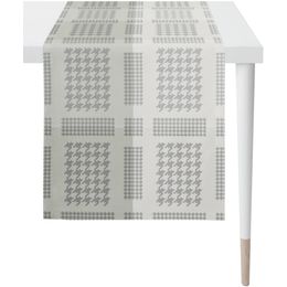 Tischl&auml;ufer Apelt "Alexis, LOFT STYLE, Jacquard", wei&szlig; (wei&szlig;, grau, silberfarben), B:44cm L:140cm, Polyester, Tischdecken