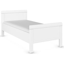 Bett Rauch "Bett Einzelbett Stollenbett EVELYN", wei&szlig; (alpinwei&szlig;), B:109cm H:94cm L:210cm, Betten, Bett, in Komforth&ouml;he aus Holzwerkstoff in elegantem Stil MADE IN GERMANY