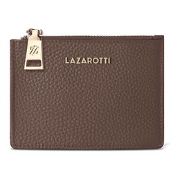 Kartenetui LAZAROTTI "Bologna Leather Schl&uuml;sseletui Cardholder RFID Leder 11,5", Damen, hellbraun, Leder, Kleinlederwaren