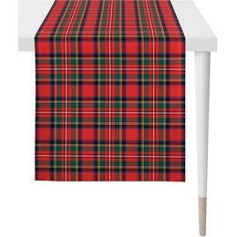 Tischl&auml;ufer Apelt "9539 WINTERWELT, Weihnachtsdeko, Weihnachten", rot, B:48cm L:140cm, Baumwolle, Tischdecken, Digitaldruck