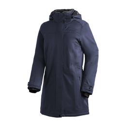 Winterjacke Maier Sports "Lisa 2.1", Damen, Gr. 40, blau (dunkelblau), 100% Polyester, Jacken Winterjacke, Damen Mantel, atmungsaktiver Wintermantel, wasserdicht, Regular Fit