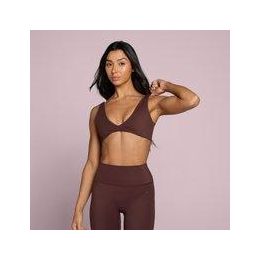 Myprotein MP Damen Tempo Twist-Front Sport-BH - Fudge - XXL