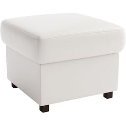 Sit & More Polsterhocker SIT & MORE "Montego", reinwei&szlig;, B:58cm H:46cm T:58cm, Hocker, Polsterhocker