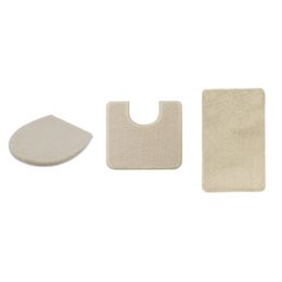 Badematte Kleine Wolke "RELAX", sandbeige, H:30mm, Polyacryl, Badematten, Badematte, Badteppich, meliert, rechteckig, rund & als Set erh&auml;ltlich