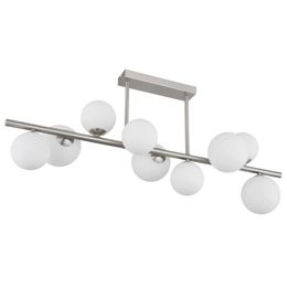Globo LED-Deckenleuchte Riha Opal/Nickel max. 3,5 Watt Deckenlampe