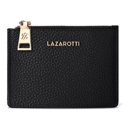 Kartenetui LAZAROTTI "Bologna Leather Schl&uuml;sseletui Cardholder RFID Leder 11,5", Damen, schwarz, Leder, Kleinlederwaren