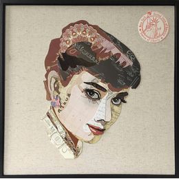 Wandbild Kayoom "Actress", bunt (farbe bild(er): bunt), B:52cm H:52cm T:2,5cm, Leinen, Pappe, Bilder, 52cm x 52cm
