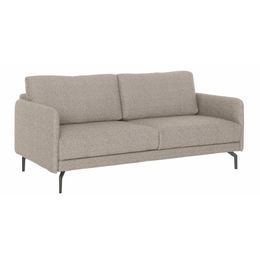 3-Sitzer "CR.450, Designsofa, edles Sofa, Loungesofa, Ledersofa, klares Design", bunt (graubeige, natur 044, 20), B:190cm H:85cm T:95cm, NaturLEDER OSKAR (echtes Rindsleder);Chenille COCO (72% Polyester 15% Baumwolle 13% Polyacryl), CREATION BY ROLF BENZ, Sofas, Armlehne sehr schmal, Breite 190 cm, Alugussfu&szlig; Umbragrau