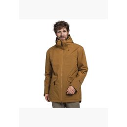 Sch&ouml;ffel Parka SCH&Ouml;FFEL "Ins Parka Style Malkay MNS", Herren, Gr. 52, braun, Obermaterial: 100% Polyester, Jacken Parka, f&uuml;r vielseitige Eins&auml;tze, mit PrimaLoft Black Insulation Eco