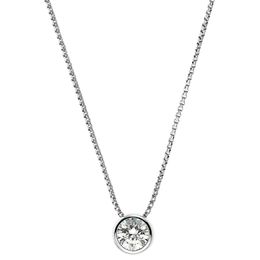 JOOP! Kette mit Anh&auml;nger JOOP "2030996", bunt (silberfarben, wei&szlig;), Halsketten, Damen, Silber 925 (Sterlingsilber), L: 45, Made in Germany - mit Zirkonia (synth.)