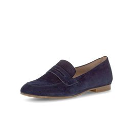 Slipper Gabor "Slipper", Damen, Gr. 35,5, blau, Schuhe Slipper