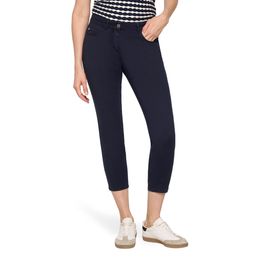 Regular-fit-Jeans Betty Barclay "Damen mit aufgesetzten Taschen", Damen, Gr. 36, Normalgr&ouml;&szlig;en, blau (dunkelblau), Obermaterial: 74% Baumwolle, 11% Polyester, 11% Elastomultiester, 4% Elasthan, Basic, relaxed fit, Jeans