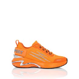 Laufschuh Plein Sport "Runner Sneaker", Damen, Gr. 35, Normalschaft, 86, orangefluo, Schuhe Laufschuh