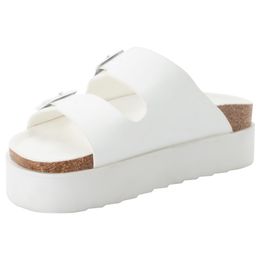 O`Neill Sandale O'NEILL "SANDY PLATFORM SLIDER WOMEN LOW", Damen, Gr. 41, wei&szlig; (sanftes wei&szlig;), Synthetik, Schuhe Sandale
