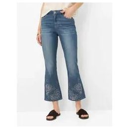 5-Pocket-Jeans Brax "Style SHAKIRA S BOOT", Damen, Gr. 36K18, Kurzgr&ouml;&szlig;en, stein, Denim/Jeans, 79% Baumwolle, 11% Polyester, 8% Lyocell, 2% Elasthan, Jeans 5-Pocket-Jeans