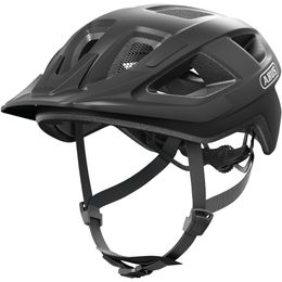 Fahrradhelm Abus "Aduro 3.0 LED" Gr. L, schwarz (schwarz (velvet schwarz)), Helme, L