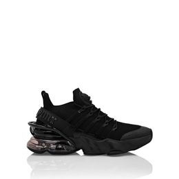 Laufschuh Plein Sport "Tiger Attack//Gen.x.4", Damen, Gr. 35, Normalschaft, schwarz (0202, schwarz, schwarz), Schuhe Laufschuh