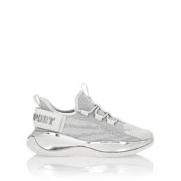 Laufschuh Plein Sport "The Iron Tiger Gen.x.2", Damen, Gr. 35, Normalschaft, wei&szlig; (01, wei&szlig;), Schuhe Laufschuh