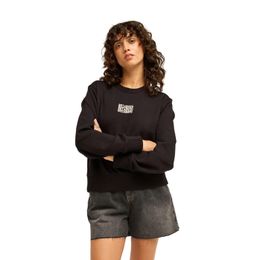 Sweatshirt Billabong "Family Tree", Damen, Gr. L, schwarz, Obermaterial: 55% Baumwolle, 25% Baumwolle, 20% Polyester., Sweatshirts Sweatshirt