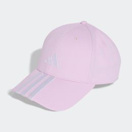 Baseball Cap adidas Performance "BBALL 3S CAP NL", Damen, pink (clear pink, wei&szlig;), Baumwolle, Caps
