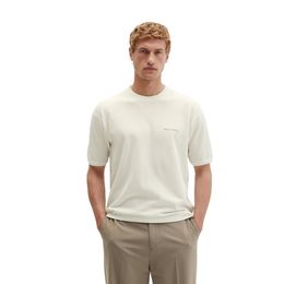 Marc O'Polo Poloshirt MARC O'POLO "aus reiner Bio-Baumwolle", Herren, Gr. L, silky wei&szlig;, Obermaterial: 100% Baumwolle, unifarben, regular fit, Strickb&uuml;ndchen, Shirts