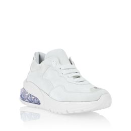 Laufschuh Philipp Plein "L&auml;ufer Sneaker", Damen, Gr. 36, Normalschaft, 01, wei&szlig;, Schuhe Laufschuh