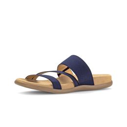 Pantolette Gabor "Pantolette", Damen, Gr. 38, blau, Schuhe Pantolette