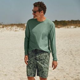 LANDS' END Badeshorts mit Hydroliner, 23 cm, Herren,  Gr&uuml;n, by Lands' End
