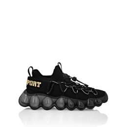 Laufschuh Plein Sport "The Bubble Gen.x.2 Tiger", Damen, Gr. 42, Normalschaft, schwarz (02, schwarz), Schuhe Laufschuh
