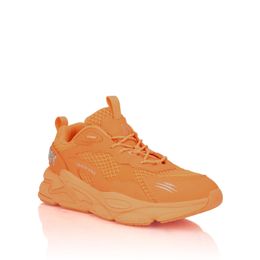 Laufschuh Plein Sport "Track King", Damen, Gr. 39, Normalschaft, 86, orangefluo, Schuhe Laufschuh