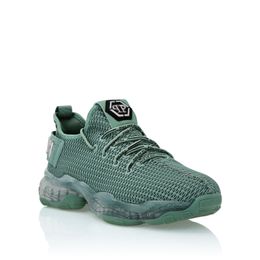 Laufschuh Philipp Plein "$Hock", Damen, Gr. 37, Normalschaft, 65, military, Schuhe Laufschuh