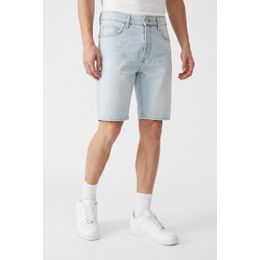 Only & Sons Bermudas ONLY & SONS "ONSEDGE LB 3662 DOT DNM SHORTS", Herren, Gr. L, N-Gr, light blau denim, Denim/Jeans, Obermaterial: 100% Baumwolle, unifarben, kniefrei, Hosen Bermudas, Jeans Bermuda