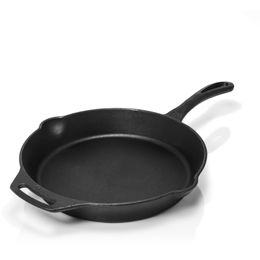 Petromax FP30-t Gusseisen Feuerpfanne mit Stiel 30 cm - Camping Pfannen & Woks