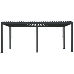 Pergola Deluxe ca. 600x250x300 cm Anthrazit