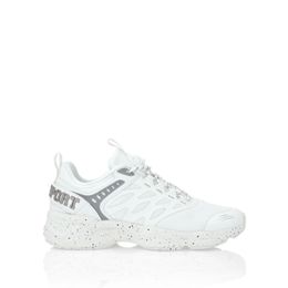 Laufschuh Plein Sport "Scratch", Damen, Gr. 35, Normalschaft, wei&szlig; (01, wei&szlig;), Schuhe Laufschuh