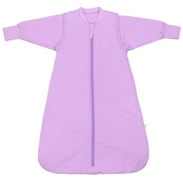Babyschlafsack SCHLUMMERSACK "Schlafsack ohne F&uuml;&szlig;en 2.5 Tog" Gr. 90, lila, Schlafs&auml;cke, Baby, L: 90cm, Obermaterial: 100% Baumwolle CO., L:90cm
