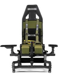 Next Level Racing Flight Seat Pro NLR-S039, Sim Rig schwarz/olivgr&uuml;n, Boeing Military Edition