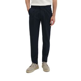 Marc O'Polo Chinohose MARC O'POLO "aus leichtem Technical Wool Blend", Herren, Gr. 30, L&auml;nge 30, deep night blau, Obermaterial: 53% Polyester, 44% Wolle (Schafwolle), 3% Elasthan, unifarben, normal, Hosen Chinohose