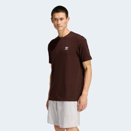 T-Shirt adidas originals "TREFOIL ESS TEE", Herren, Gr. S, aurora coffee, Obermaterial: 100% Baumwolle, normal, Rundhals, Shirts T-Shirt, sportlicher Stil, Kurzarm, mit Rundhalsausschnitt