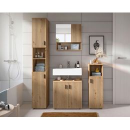 Badezimmer 4-teilig MONE Eiche Artisan