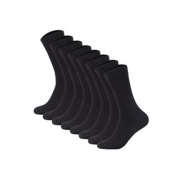 Kurzsocken Camano "Socken 8er Pack", Damen, Gr. 39-42, schwarz, Obermaterial: 97% Baumwolle CO. 3% Elasthan EL., Socken