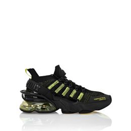 Laufschuh Plein Sport "Tiger", Damen, Gr. 35, Normalschaft, gelb (0229, schwarz, gelbfluo), Schuhe Laufschuh