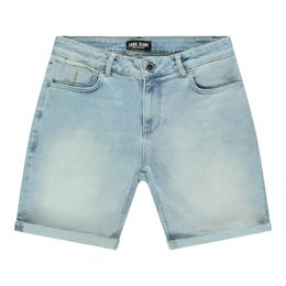 Jeansshorts Cars Jeans "DAWSON Denim Short", Herren, Gr. M, N-Gr, bleached used, Denim/Jeans, Obermaterial: 79% Baumwolle, 20% Polyester, 1% Elasthan, Abriebeffekte, Basic kurz, Jeans Jeansshorts
